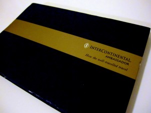 Great review on InterContinental Ambassador Membership Kit