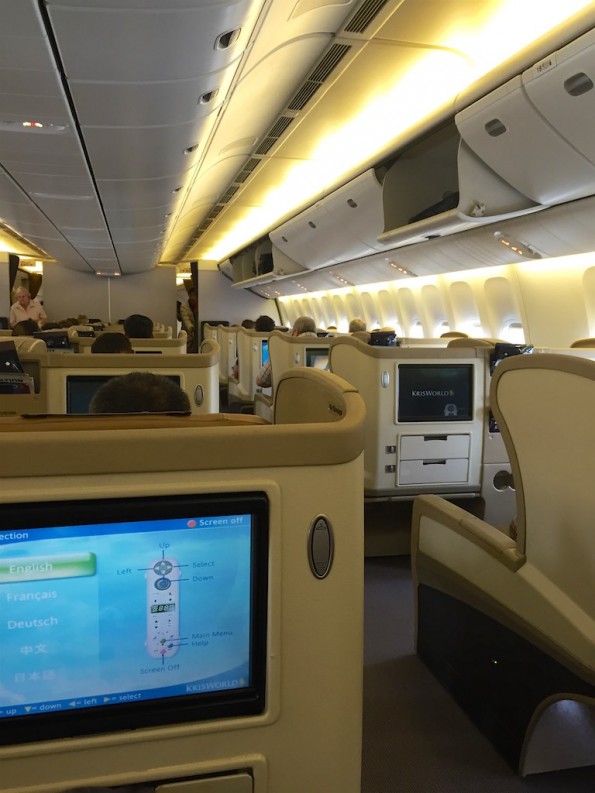 Singapore Airlines Business Class Flight review - Point Hacks