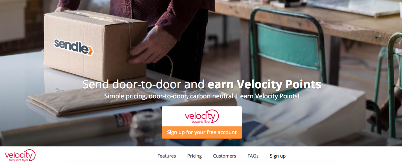 Earn up to 100,000 Velocity points sending parcels with Sendle over the ...