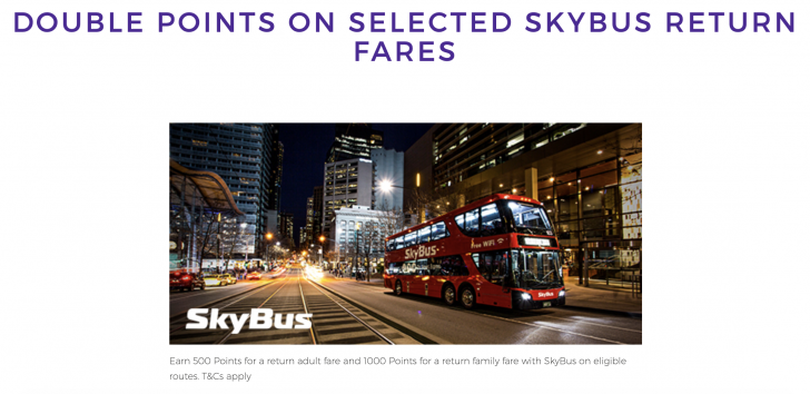 A guide to earning Velocity Points on SkyBus services - Point Hacks