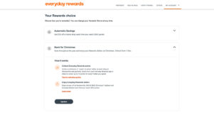 Getting the most out of Everyday Rewards points - Point Hacks