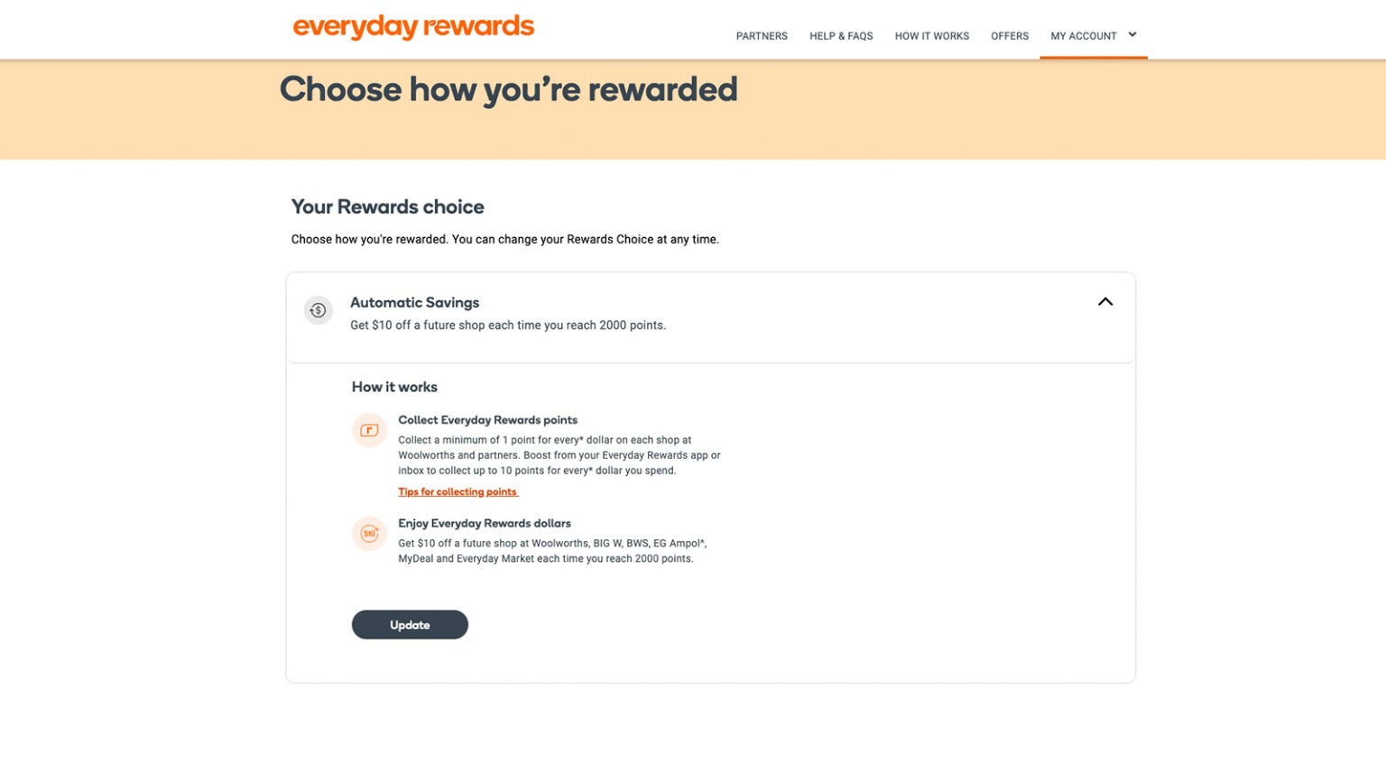 Getting the most out of Everyday Rewards points - Point Hacks