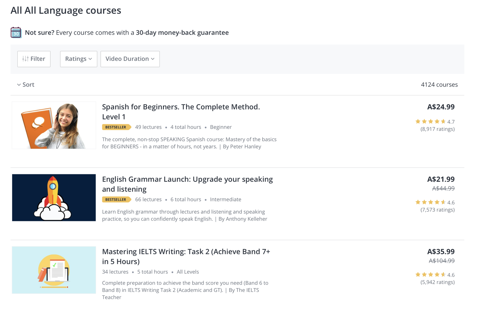 Online courses available through Udemy - Point Hacks