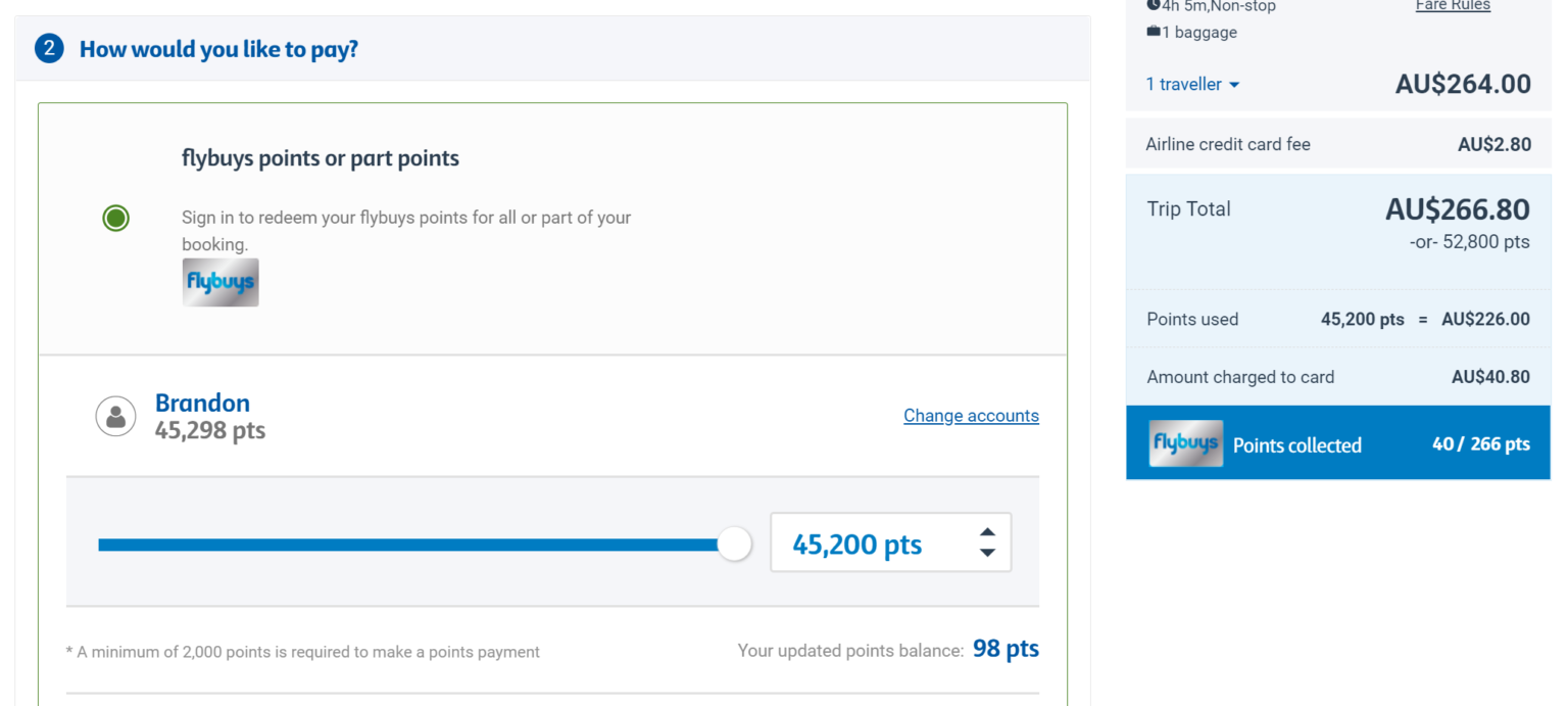 Use flybuys travel to boost your points earn