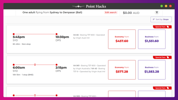 Cheaper flights with Virgin Australia discount codes - Point Hacks