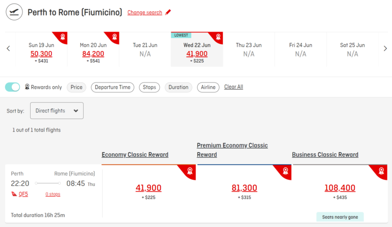 Review: Qantas Perth-Rome Boeing 787 Business Class - Point Hacks