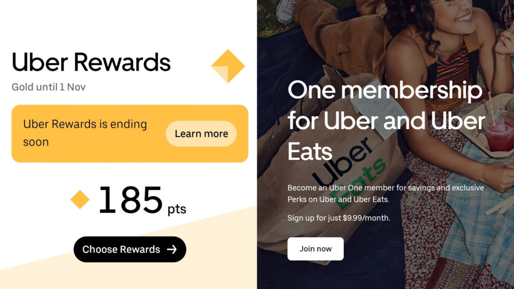 Uber Rewards replaced by Uber One subscription - Point Hacks