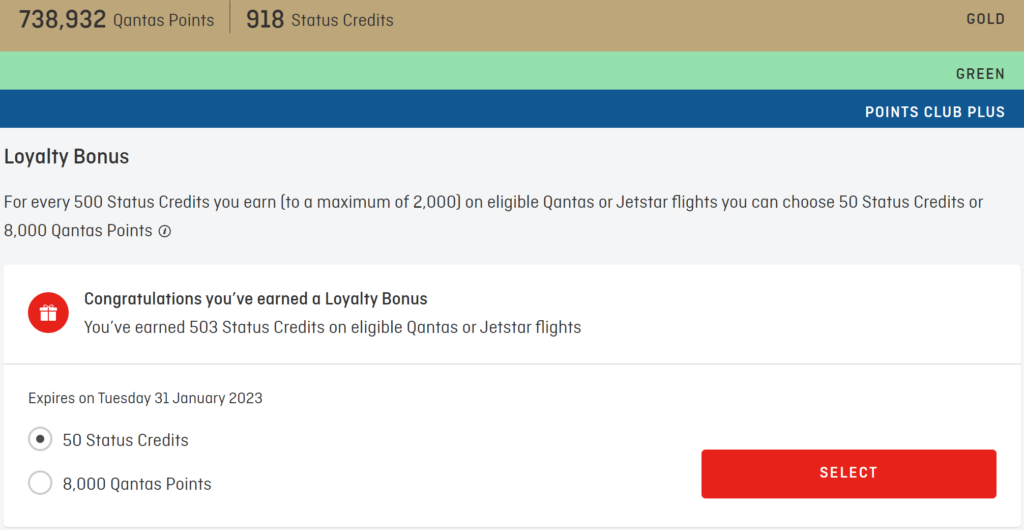Qantas Loyalty Bonus: Status Credits vs Qantas Points - Point Hacks