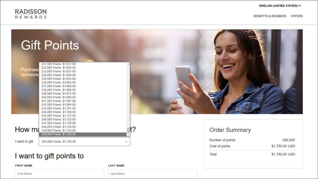 How to buy and gift Radisson Rewards points - Point Hacks