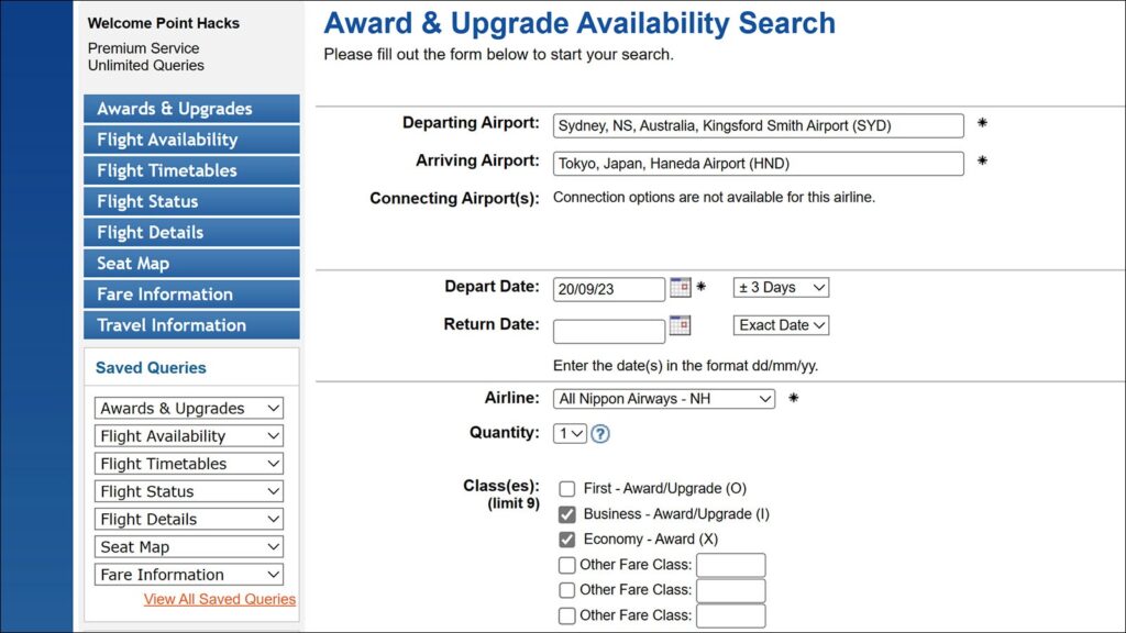 How to book ANA flights using Velocity Points - Point Hacks