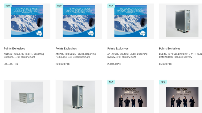 Qantas Points Exclusives experiences, items & more [2023] - Point Hacks