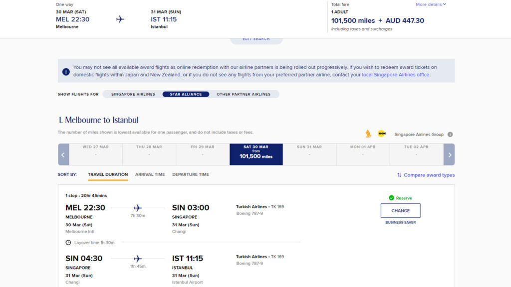 How to book Turkish Airlines' Melbourne-Istanbul flights on points ...