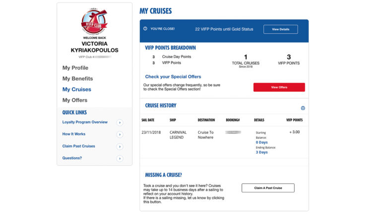The Ultimate Guide to the Carnival VIFP Club - Point Hacks