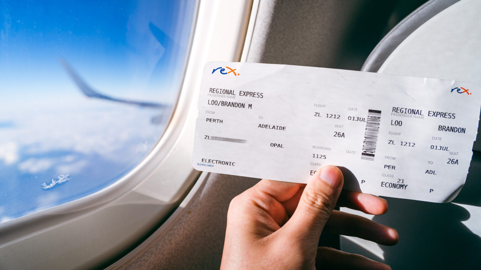 Rex NJE Embraer E190 Economy (Perth - Adelaide) - Point Hacks