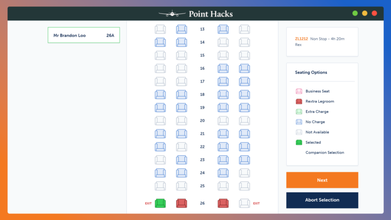 Rex NJE Embraer E190 Economy (Perth - Adelaide) - Point Hacks