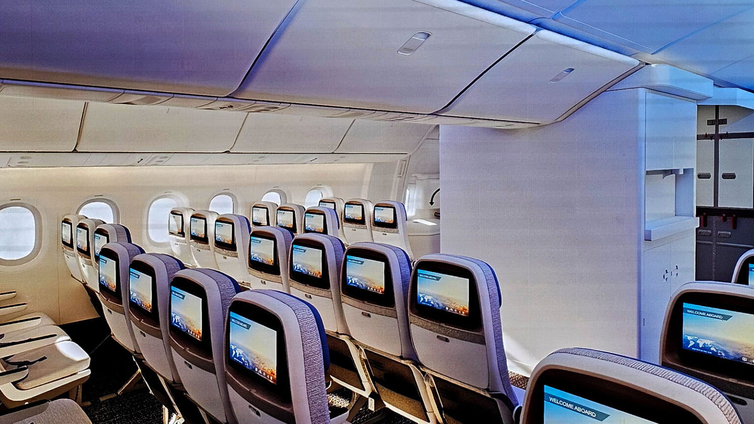 Boeing previews 777X cabin and lighting concepts - Point Hacks