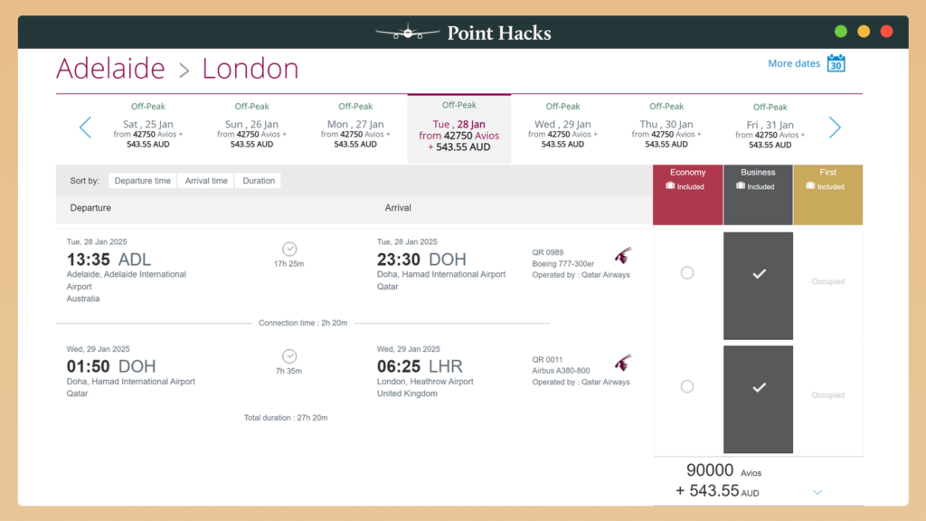 Qatar Airways increases booking fee with Avios - Point Hacks