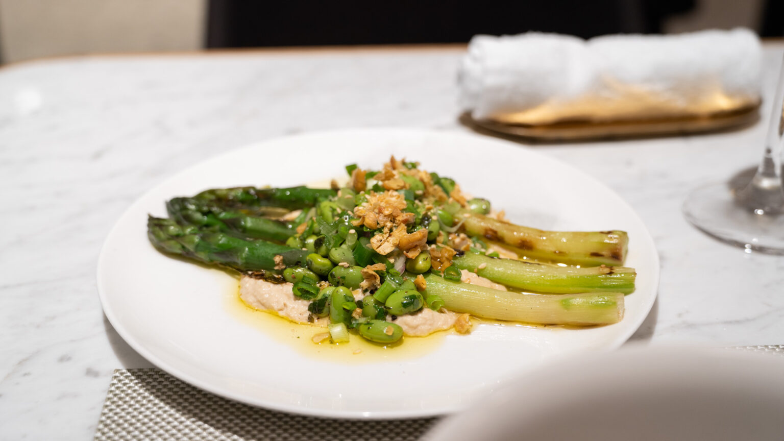 What's new on the menu at the Qantas International First Lounge ...