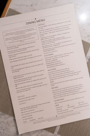 What's new on the menu at the Qantas International First Lounge ...