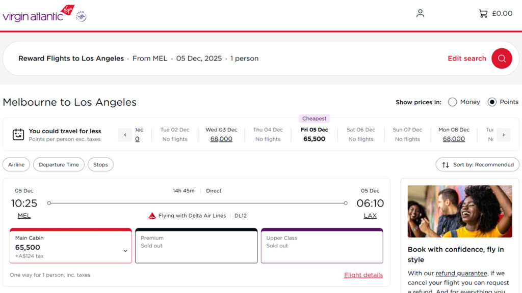 Best ways to book Delta Melbourne-Los Angeles flights with points ...