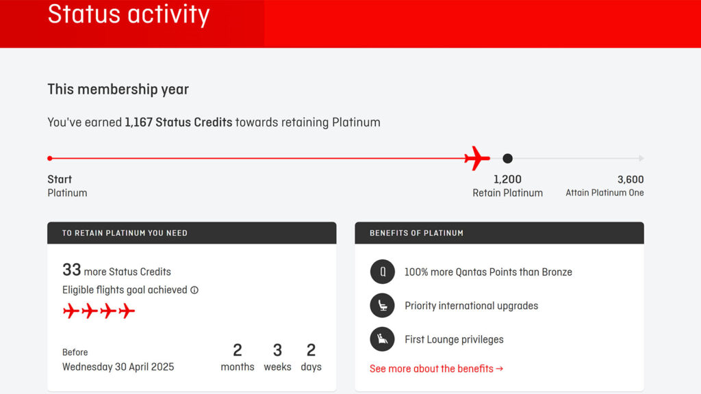 Is it worth chasing Qantas Gold status? - Point Hacks