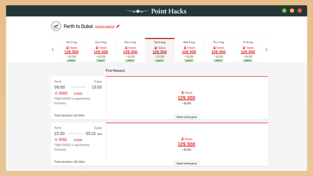Emirates tightens First Class reward availability [2025] - Point Hacks