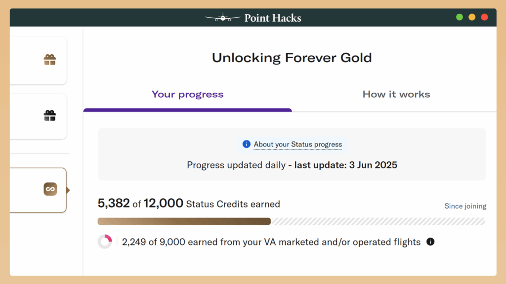 Velocity dials back upcoming changes to Status Credits - Point Hacks