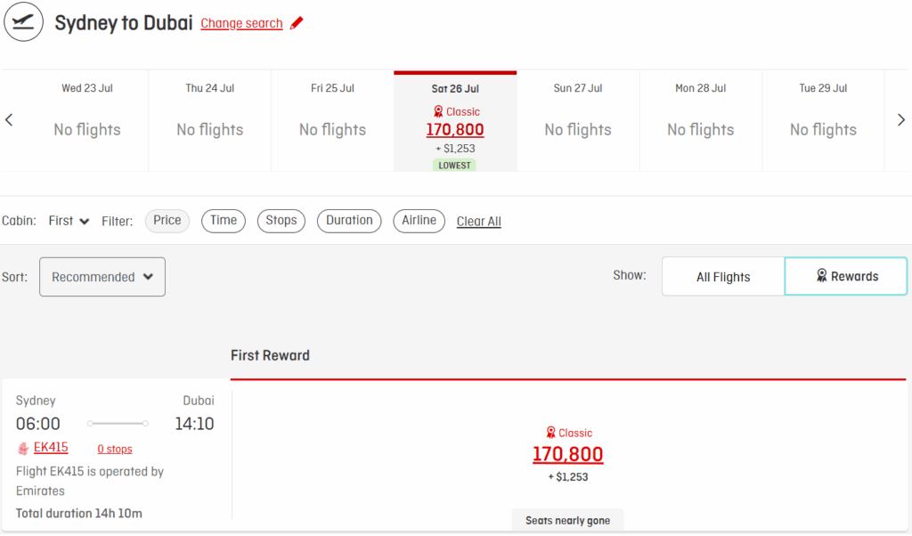 Your step-by-step guide to booking Emirates flights using points ...