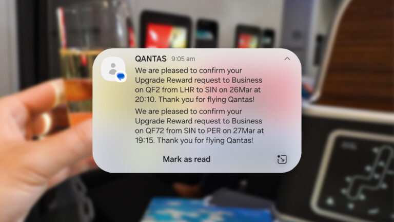 My strategy to score an upgrade to Qantas Business Class - Point Hacks